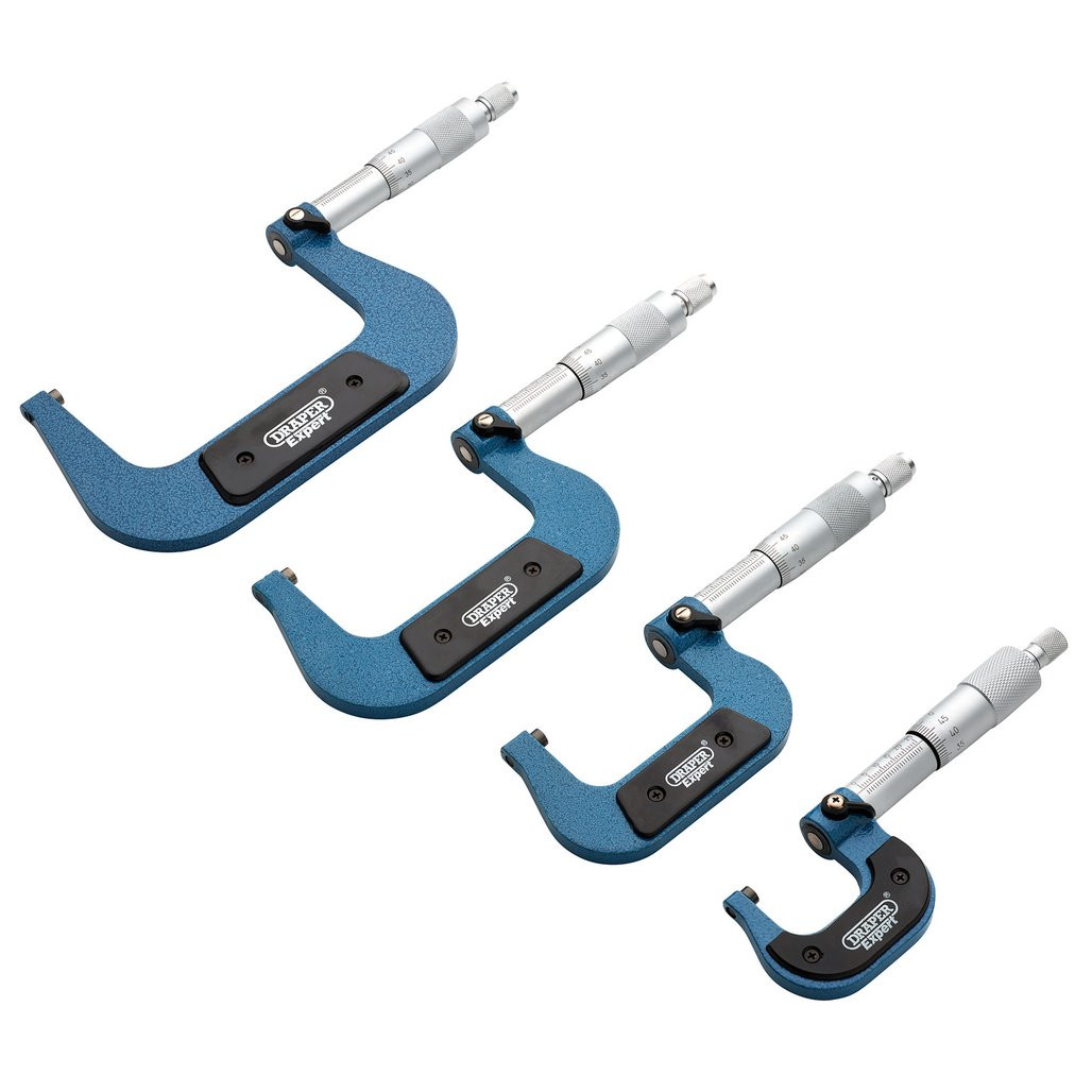 Draper Expert Metric External Micrometer Set (4 Piece) (46607) | Draper ...