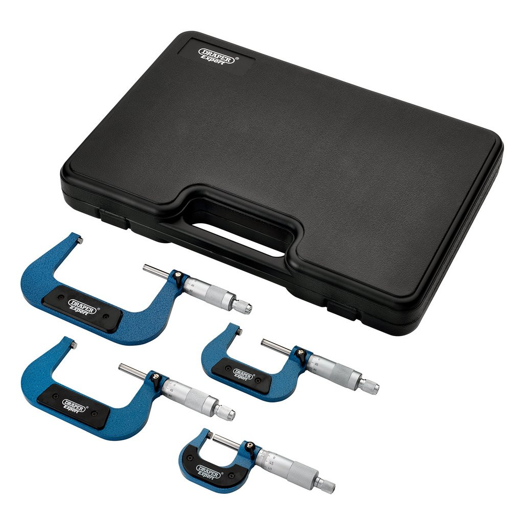 Draper Expert Metric External Micrometer Set (4 Piece) (46607) | Draper ...