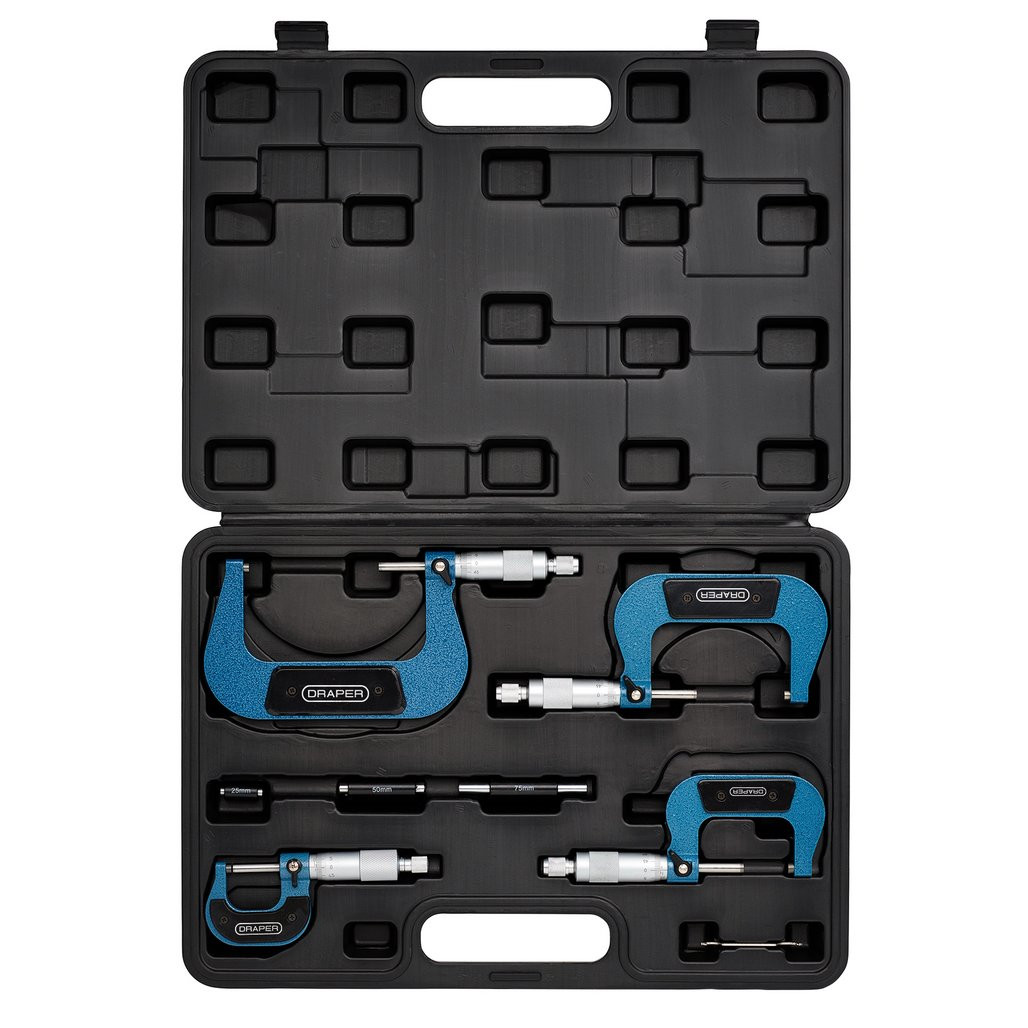 Draper Expert Metric External Micrometer Set (4 Piece) (46607) | Draper ...