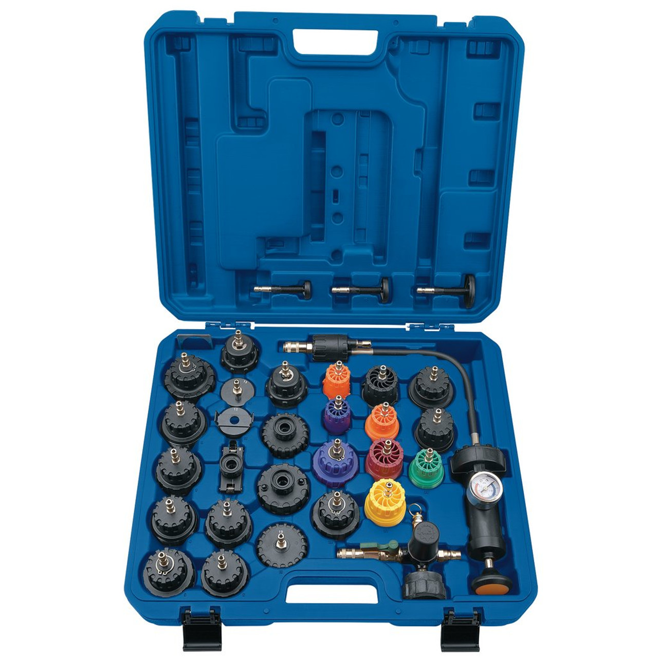 Radiator and Cap Pressure Test Kit 32 Piece 23420 Draper Tools