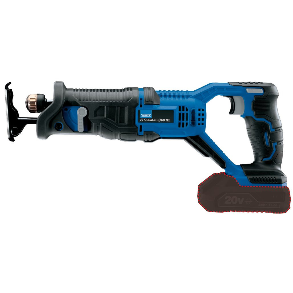 Draper Storm Force® 20V Reciprocating Saw (Sold Bare) (89459) | Draper ...