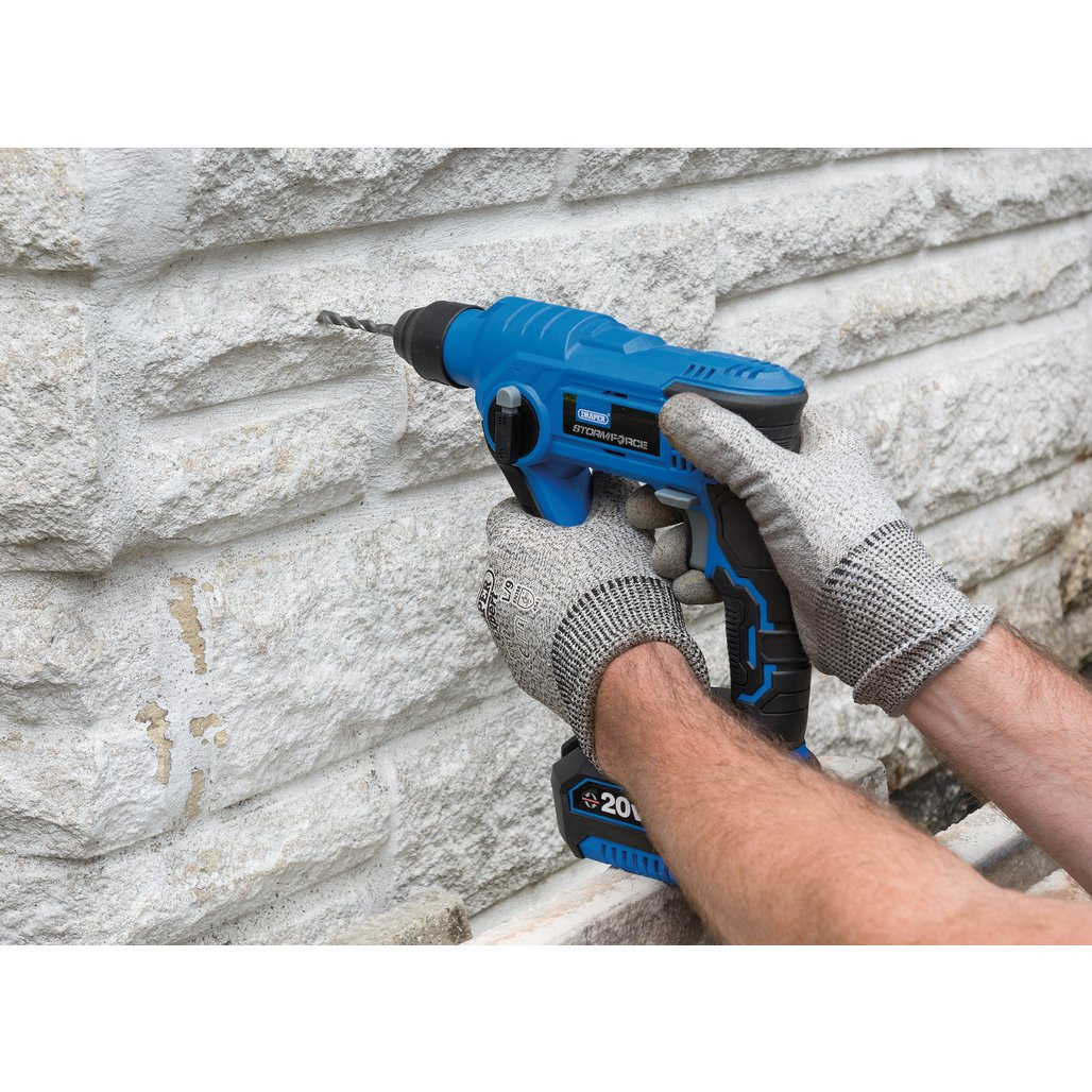 Draper Storm Force® 20V SDS+ Rotary Hammer Drill (Sold Bare) (89512 ...