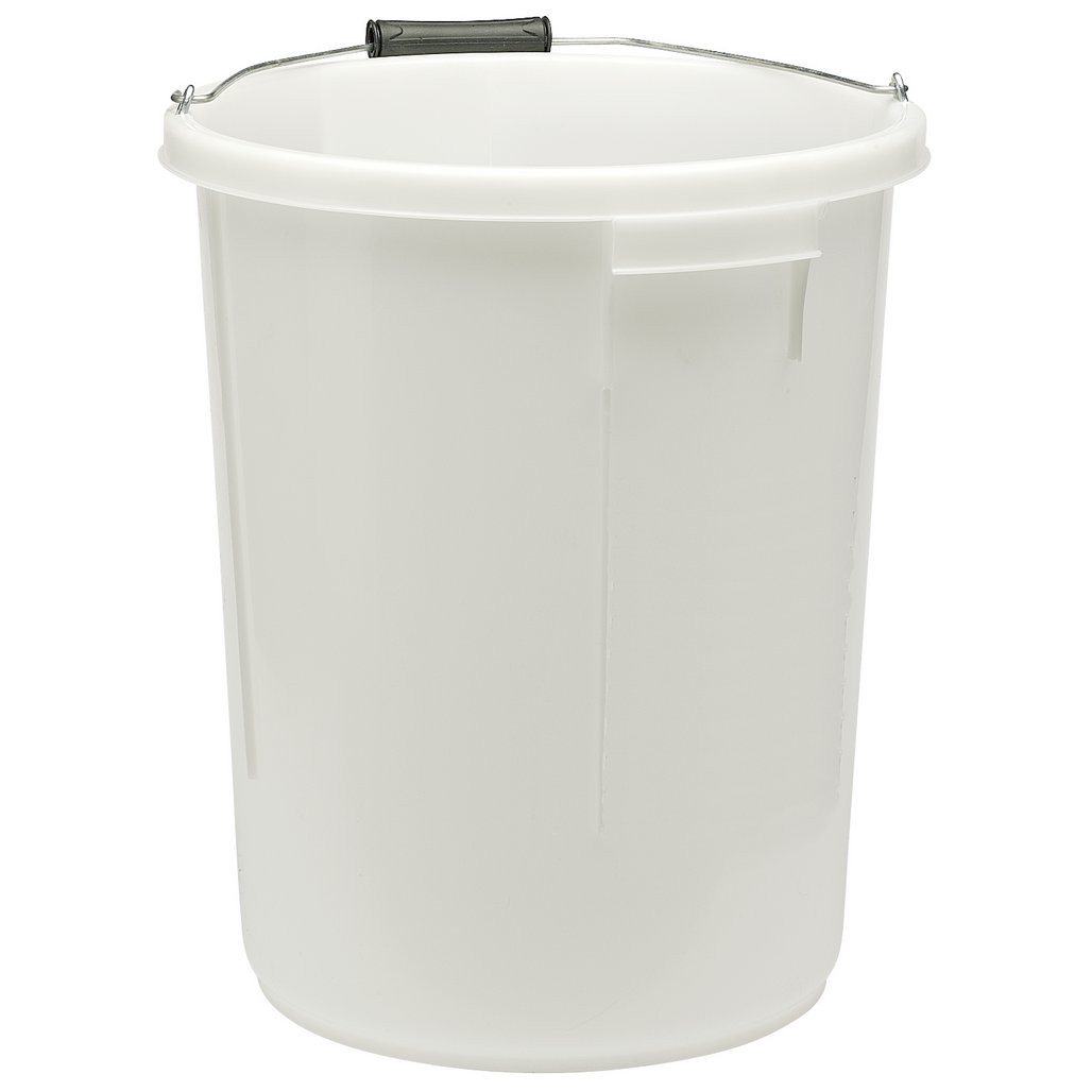 Plasterer's Mixing Bucket, 25L, White (12100) | Draper Tools