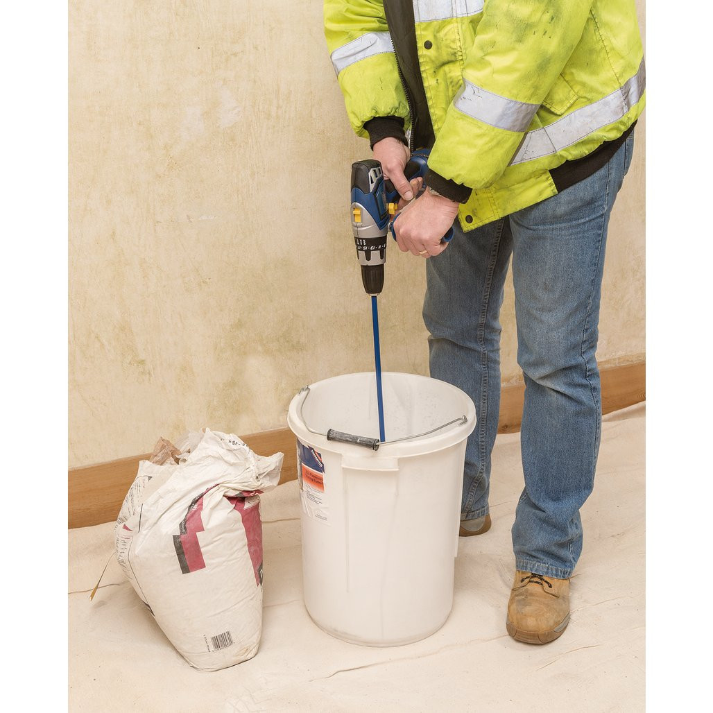 Plasterer's Mixing Bucket, 25L, White (12100) | Draper Tools
