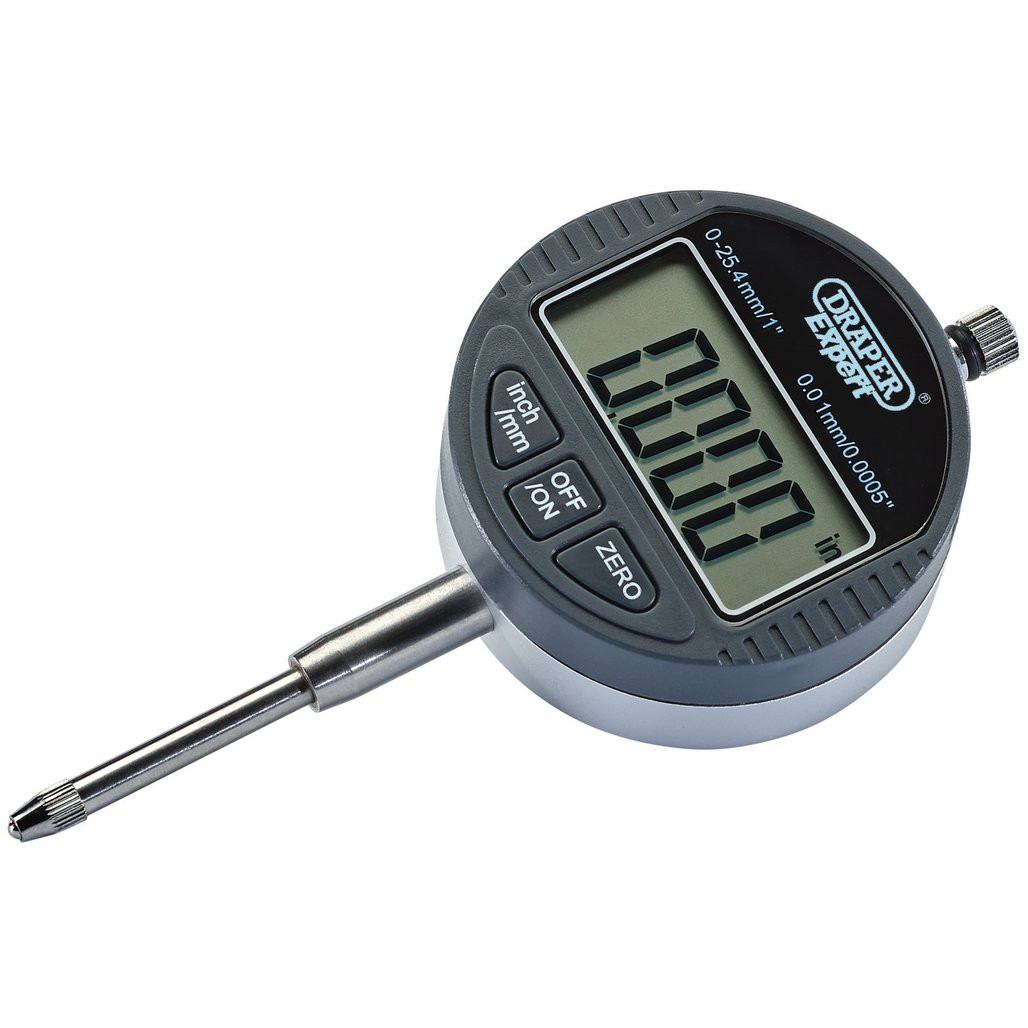 Draper Expert Dual Reading Digital Dial Test Indicator, 0 - 25mm/0 - 1 ...