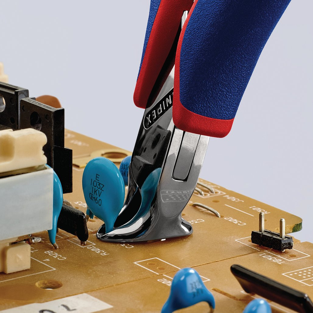 KNIPEX 64 32 120 Electronics End Cutting Nipper with Multi-Component ...
