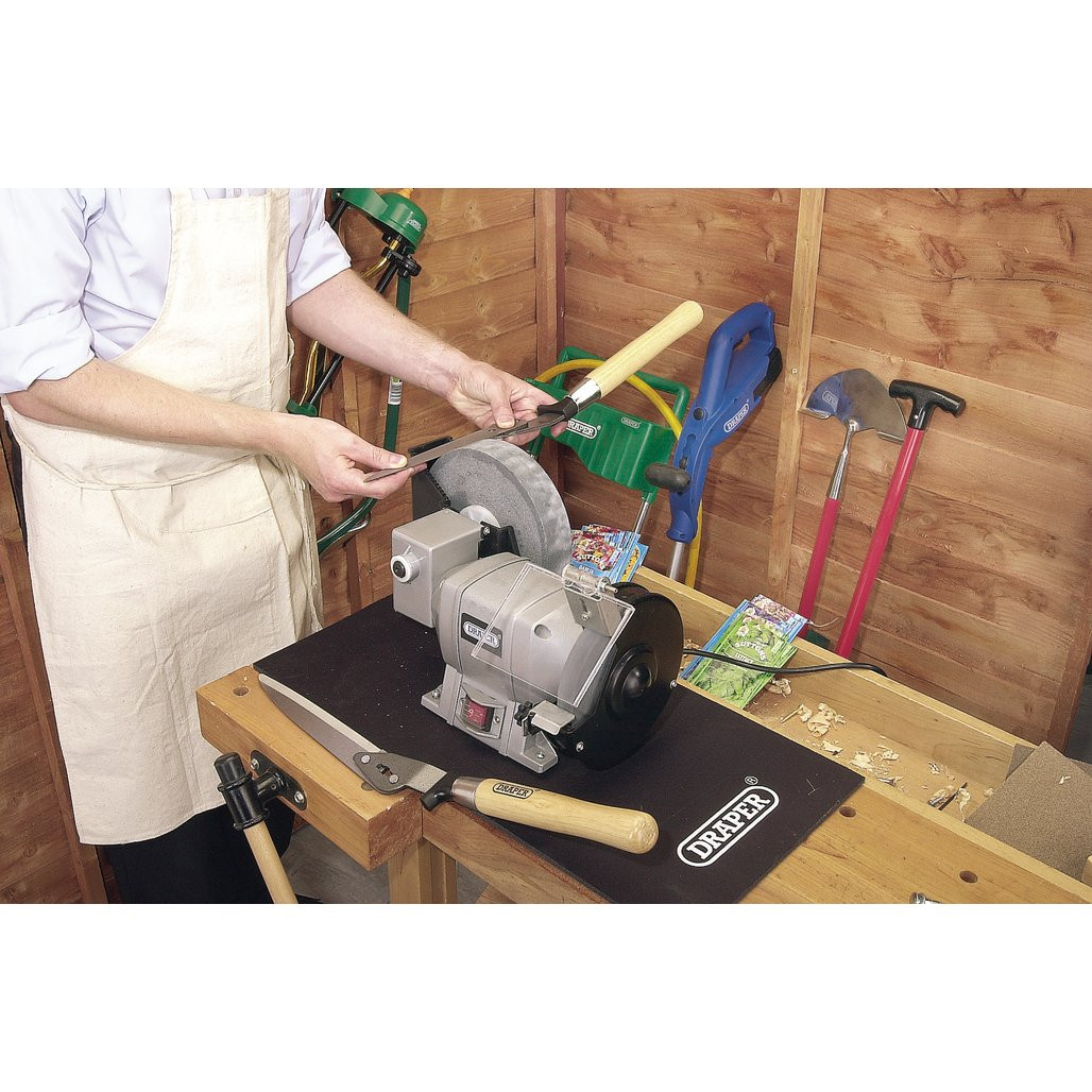 Wet and Dry Bench Grinder, 250W (78456) | Draper Tools