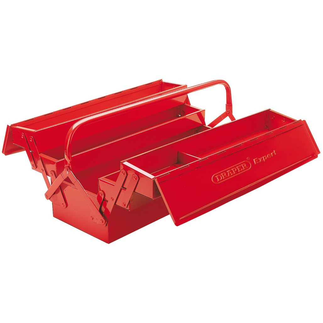 Draper Expert Extra Long Four Tray Cantilever Tool Box, 530mm (88904 ...