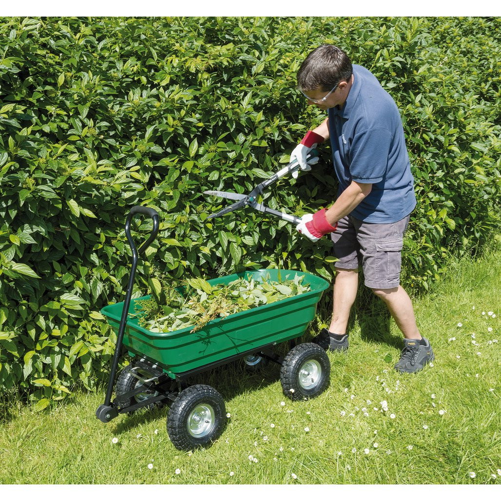 Garden Tipping Trolley Cart, 75L (58553) | Draper Tools