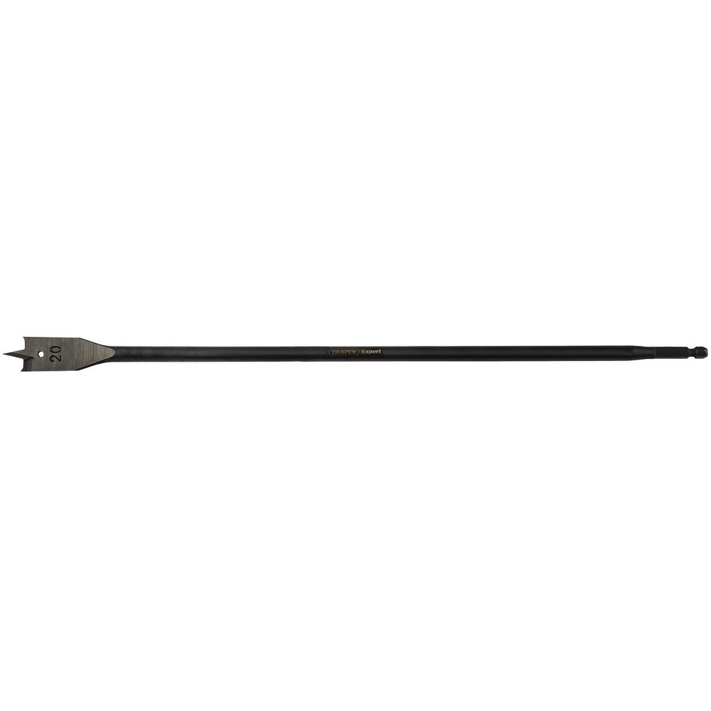 Extra Long Flat Wood Bit, 20 x 405mm (67541) | Draper Tools