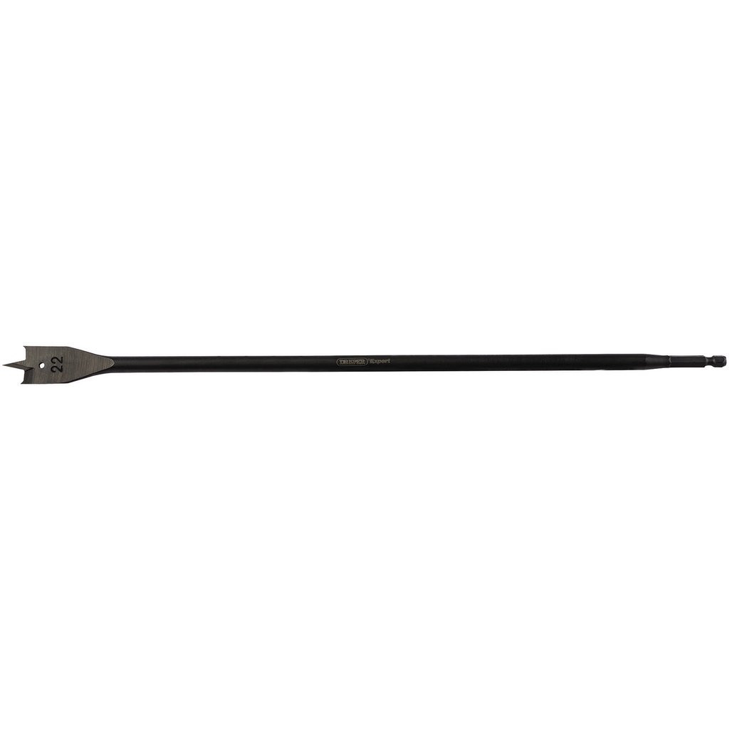Draper Expert Extra Long Flat Wood Bit, 22 x 405mm (67674) | Draper Tools