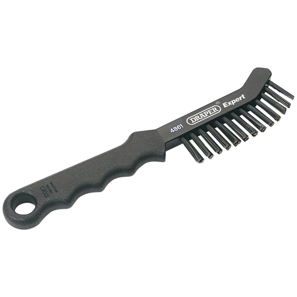 Draper Expert Steel Wire Fill Hand Brush, 225mm (11951) | Draper Tools