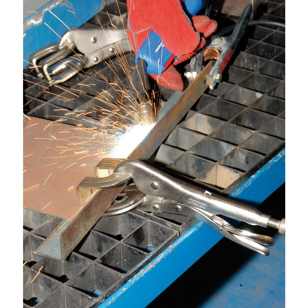 Self Grip Welding Clamp, 225mm (81650) | Draper Tools