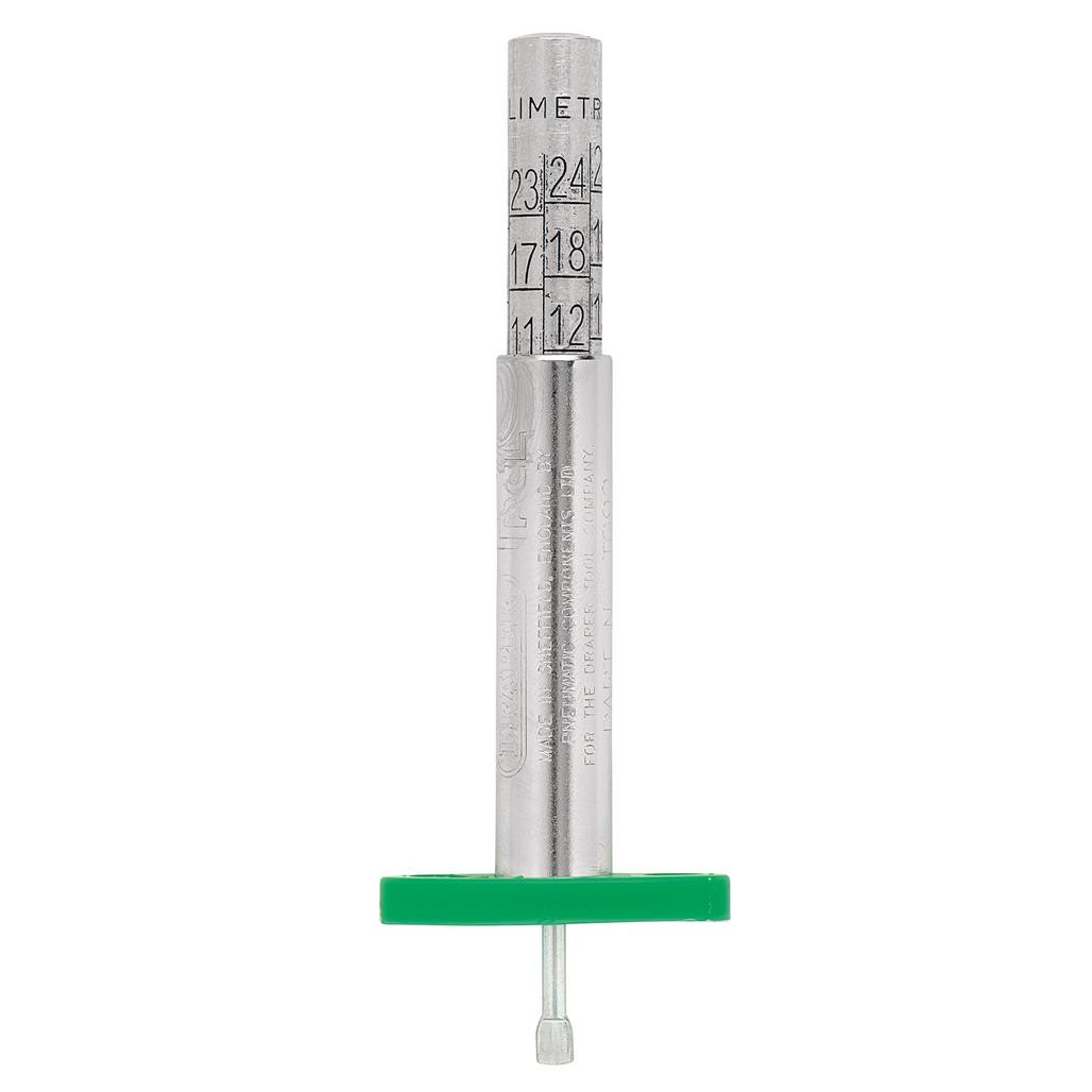 Tyre Tread Depth Gauge, 1-26mm (27298) | Draper Tools