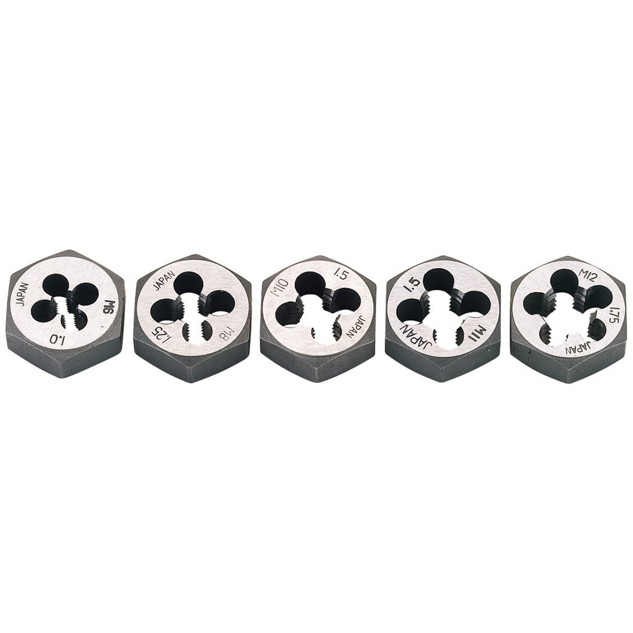 Metric Hexagon Die Nut Set 5 Piece 79198 Draper Tools