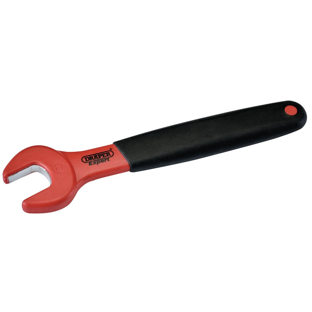 Draper Expert VDE Approved Fully Insulated Open End Spanner, 23mm ...