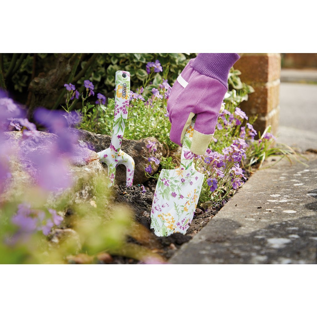 Garden Tool Set with Floral Pattern (4 Piece) (08993) | Draper Tools