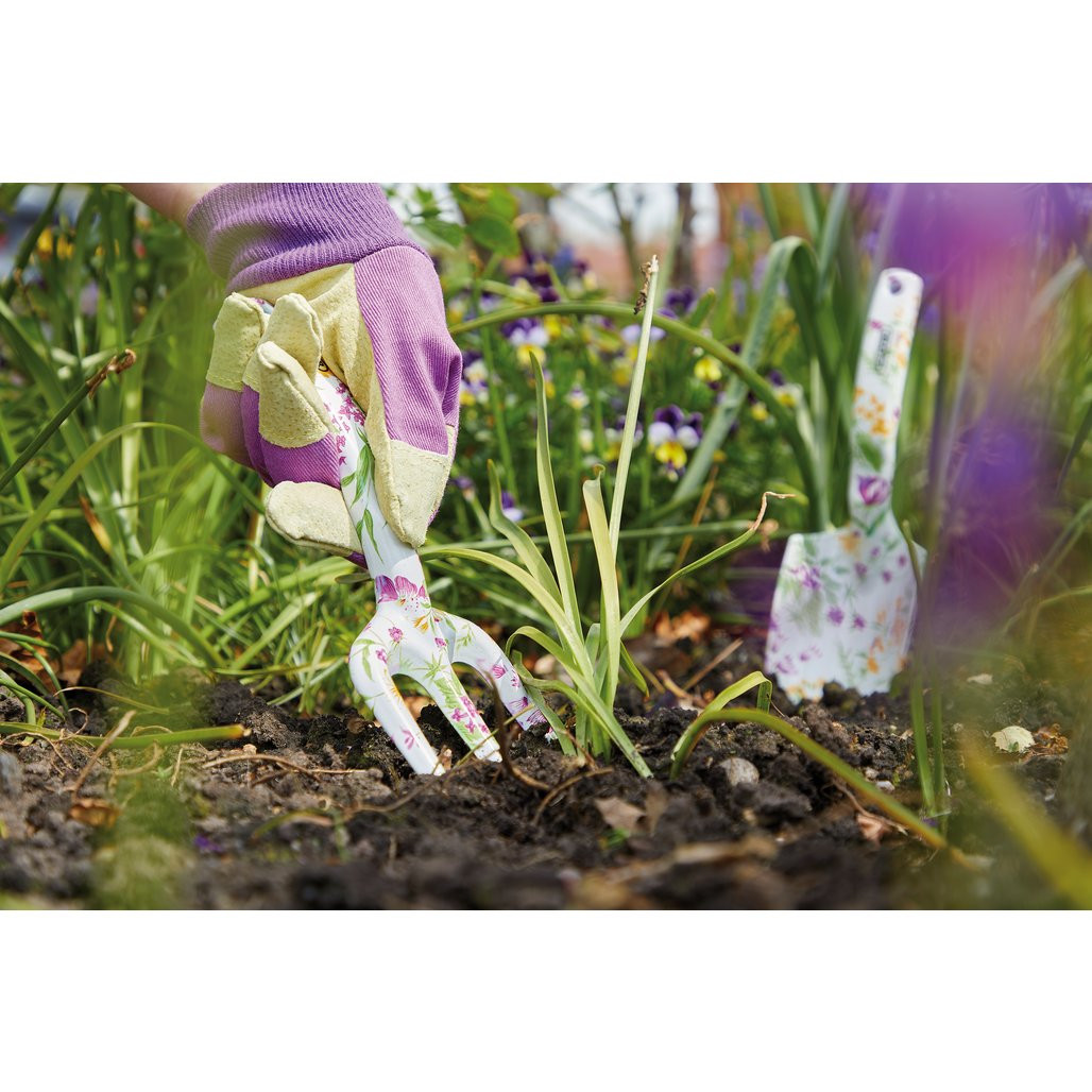 Garden Tool Set with Floral Pattern (4 Piece) (08993) | Draper Tools