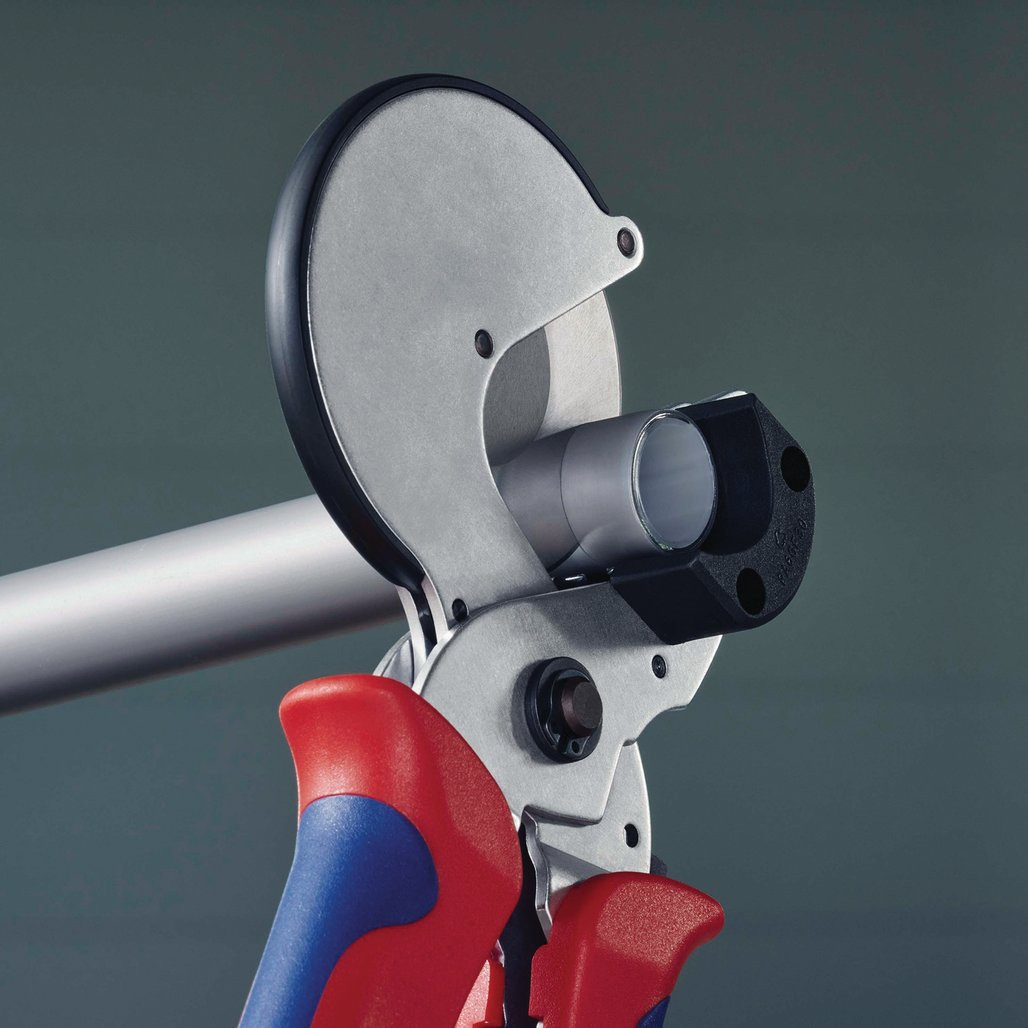 KNIPEX 90 25 25 Pipe Cutter For Composite and Plastic Pipes, 210mm ...
