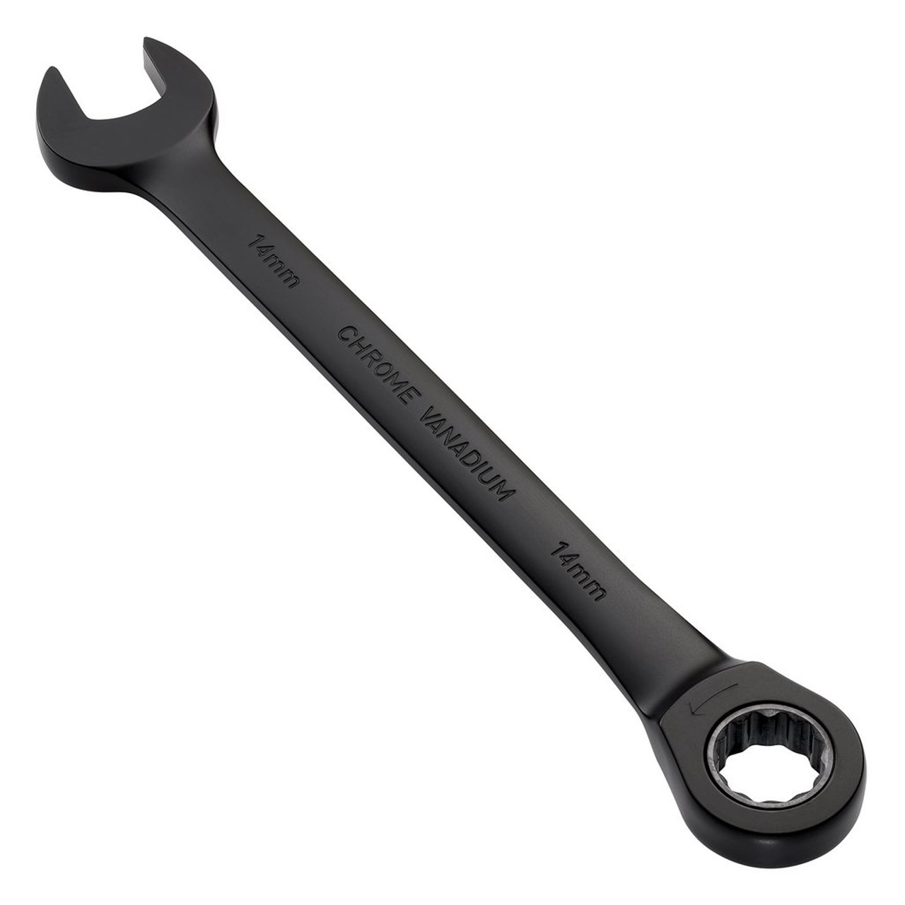 Draper Expert HI-TORQ® Metric Ratchet Combination Spanner, 14mm, Black - Draper Tools Ltd