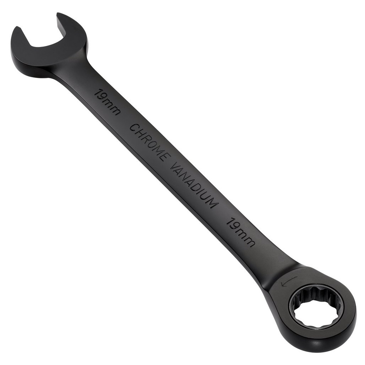 Draper Expert HI-TORQ® Metric Ratchet Combination Spanner, 19mm, Black - Draper Tools Ltd