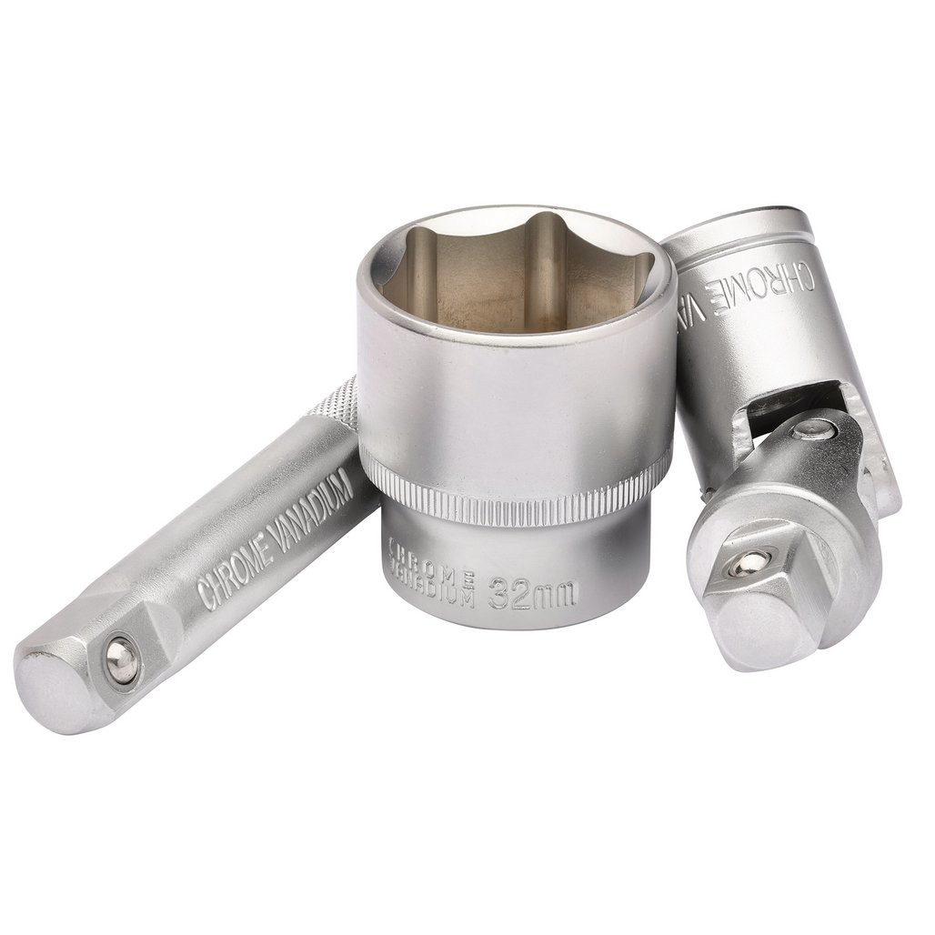 Draper HI-TORQ® Metric Socket Set, 1/2" Sq. Dr. (27 Piece) - Draper ...