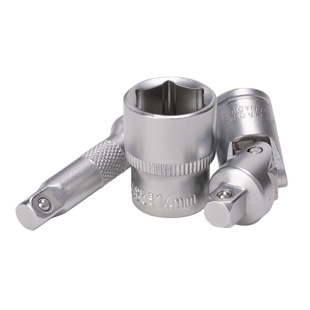 Draper HI-TORQ® Metric Socket and Bit Set, 1/4" Sq. Dr. (40 Piece ...