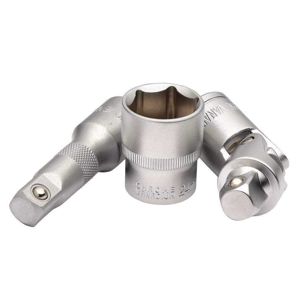 Draper HI-TORQ® Metric Socket Set, 1/2" Sq.. Dr. (23 Piece) - Draper ...