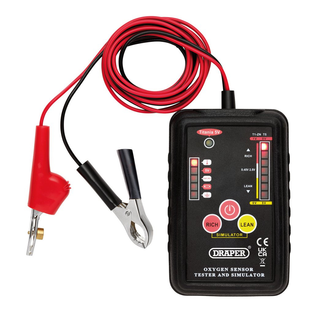 12V Lambda Tester and Simulator - Draper Tools Ltd