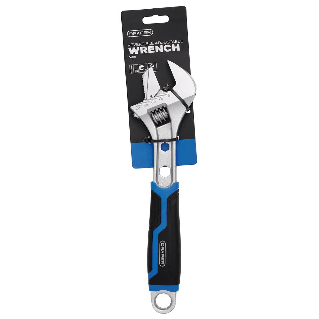 Reversible Adjustable Wrench, 307mm (04300) | Draper Tools