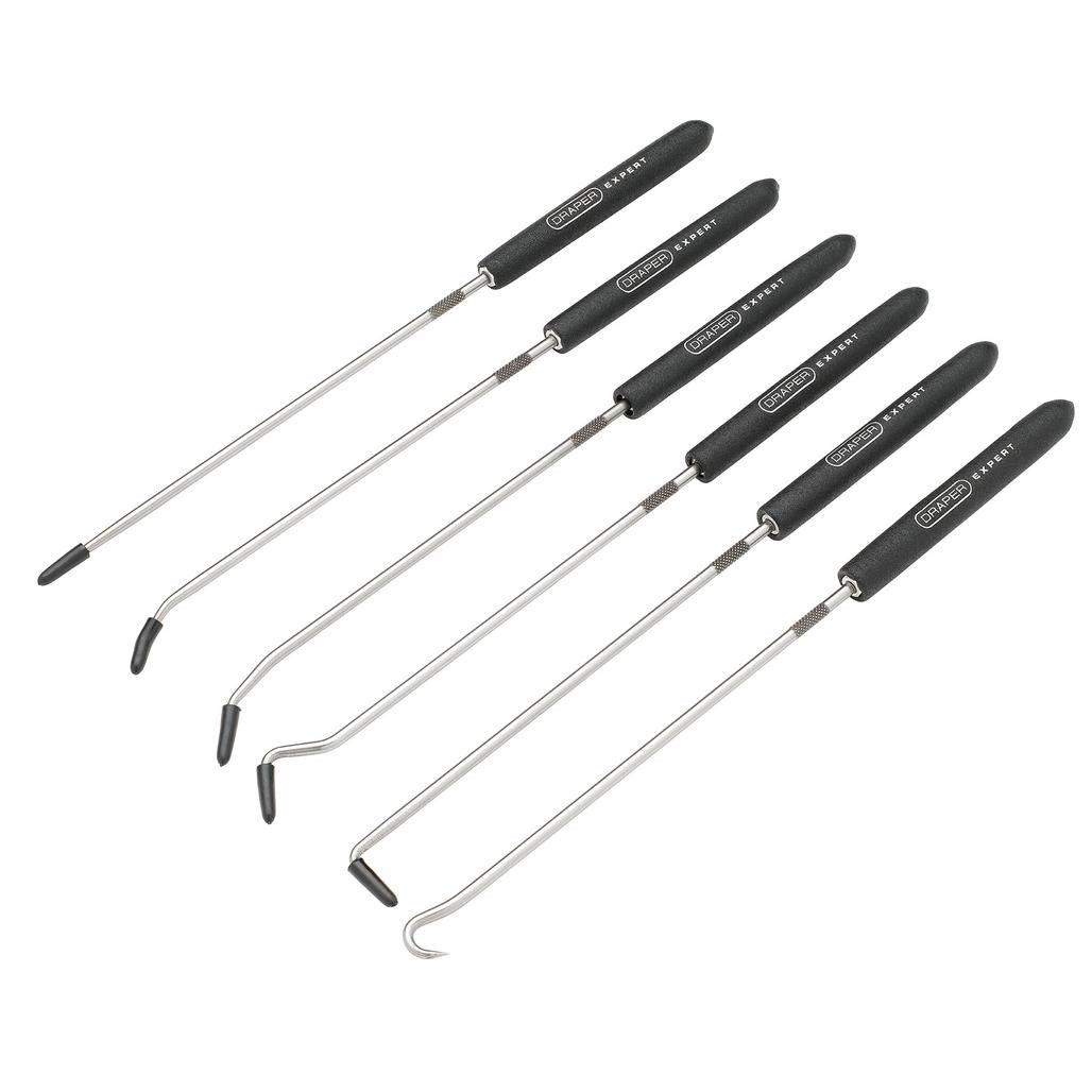 Draper Expert Hook and Pick Set, 250mm (6 Piece) - Draper Tools Ltd