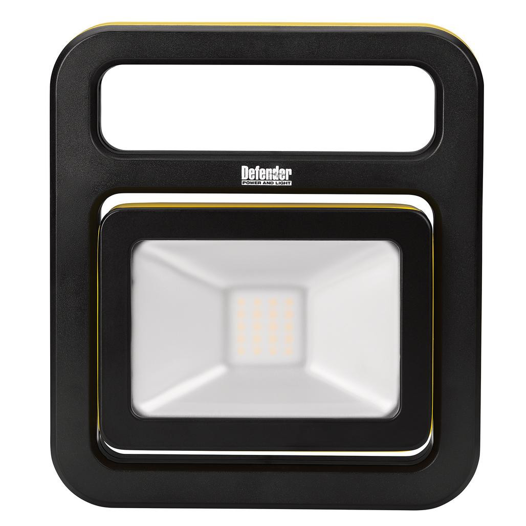 Defender E206010 Slimline LED Light Rechargeable, 20W - Draper Tools Ltd