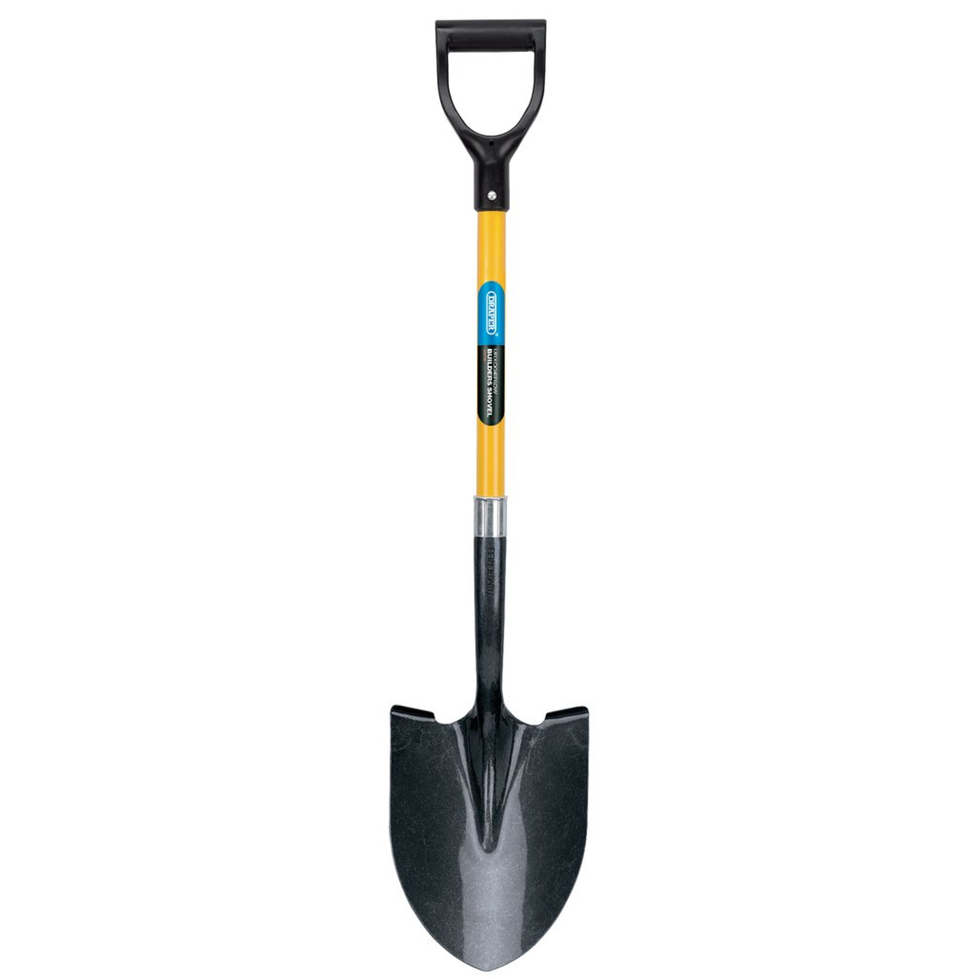 Round Point Shovel With Fibreglass Shaft 43216 Draper Tools round-point-shovel-with-fibreglass-shaft-43216-draper-tools