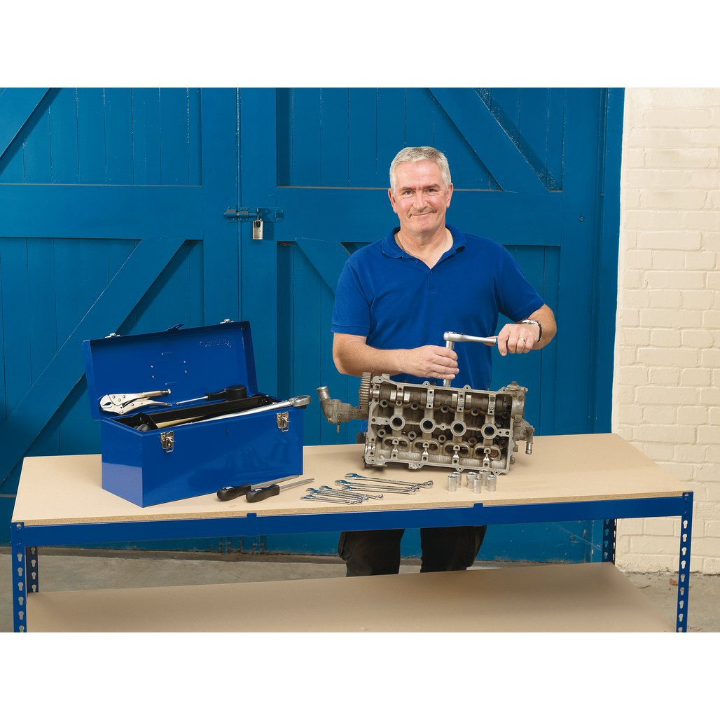 Steel Workbench, 1800 x 600 x 900mm (24913) | Draper Tools