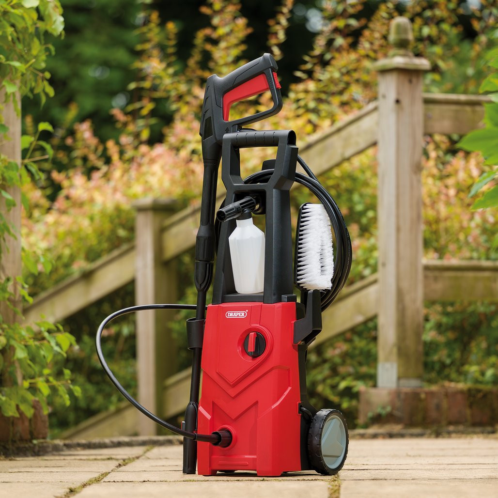 230V Pressure Washer, 1600W, 135Bar (00786) | Draper Tools