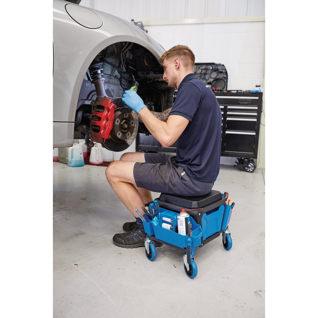 Draper Expert Work Stool, Blue (23716) | Draper Tools