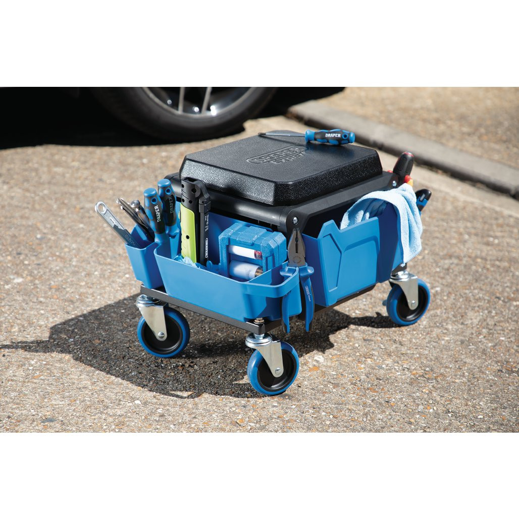 Draper Expert Work Stool, Blue (23716) | Draper Tools