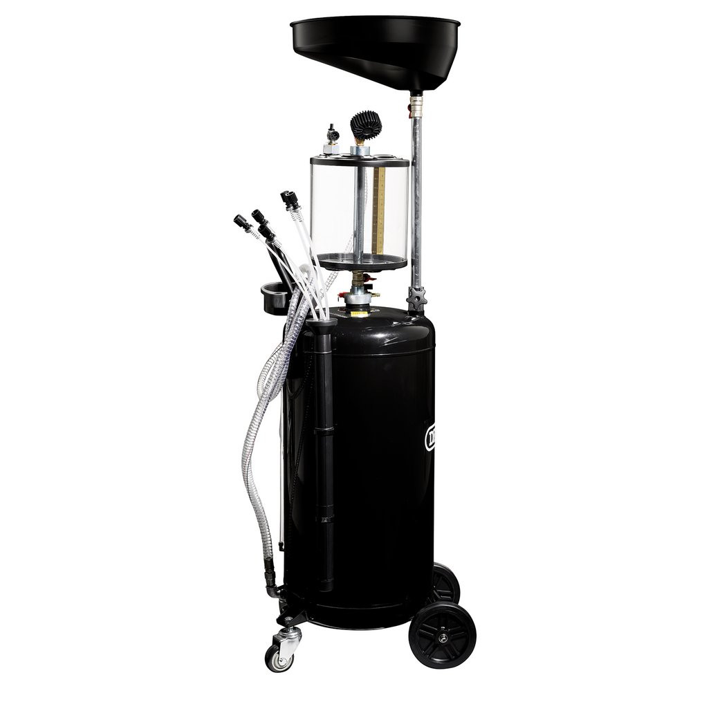 Suction Oil Drainer with Chamber, 90L - Draper Tools Ltd