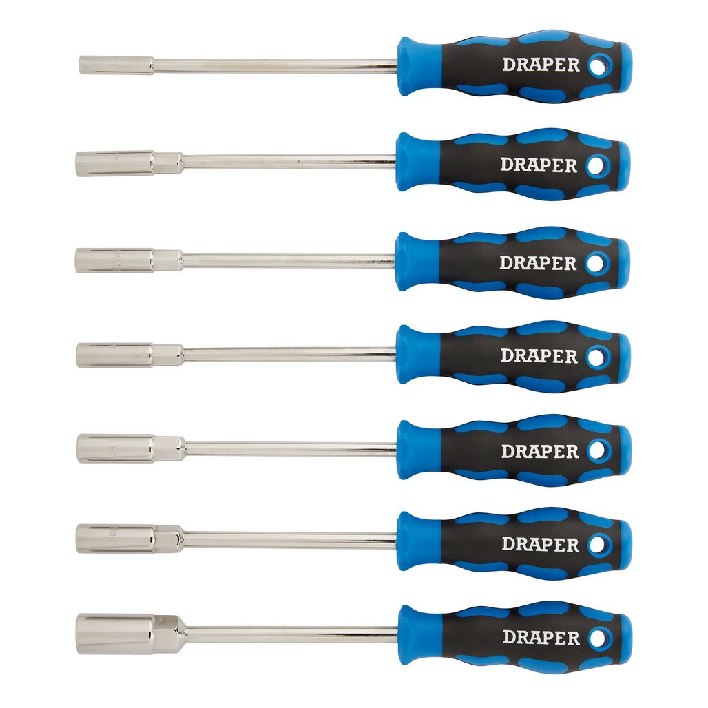Soft Grip Nut Spinner Set (7 Piece) (63510) | Draper Tools