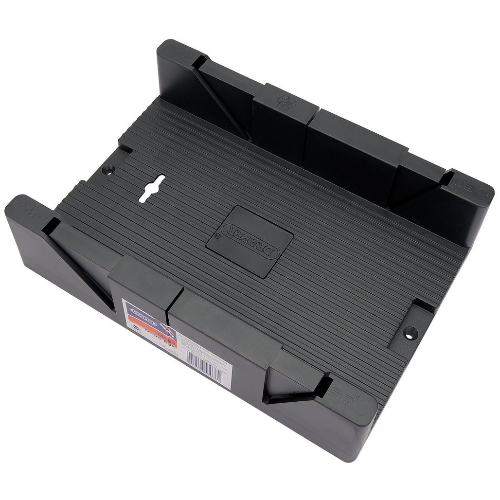 Mega Mitre Box , 45˚, 60˚ & 90˚, 325 x 180 x 60mm (55076) | Draper Tools