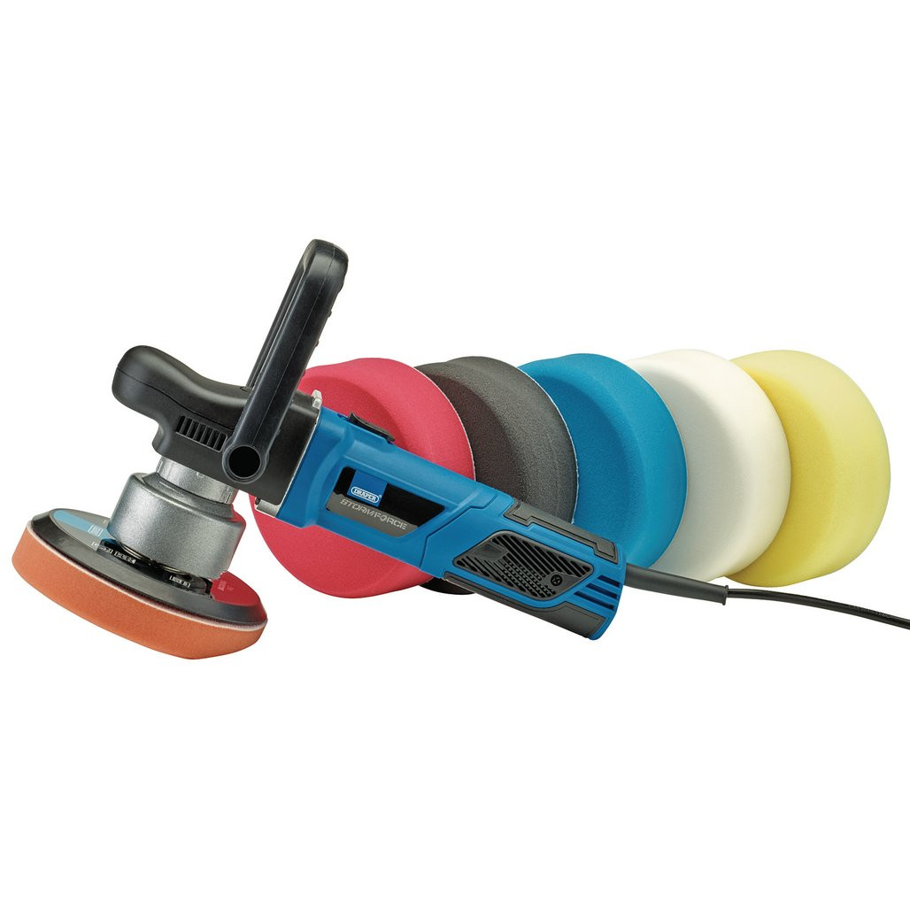 Dual Action Polisher Kit, 150mm (99375) | Draper Tools