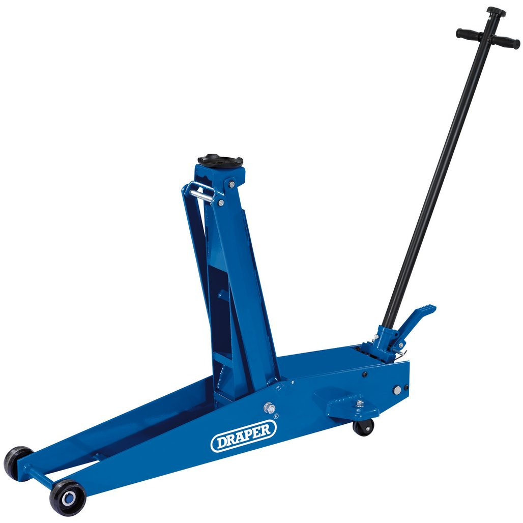 Long Chassis Trolley Jack, 2 Tonne (03461) | Draper Tools