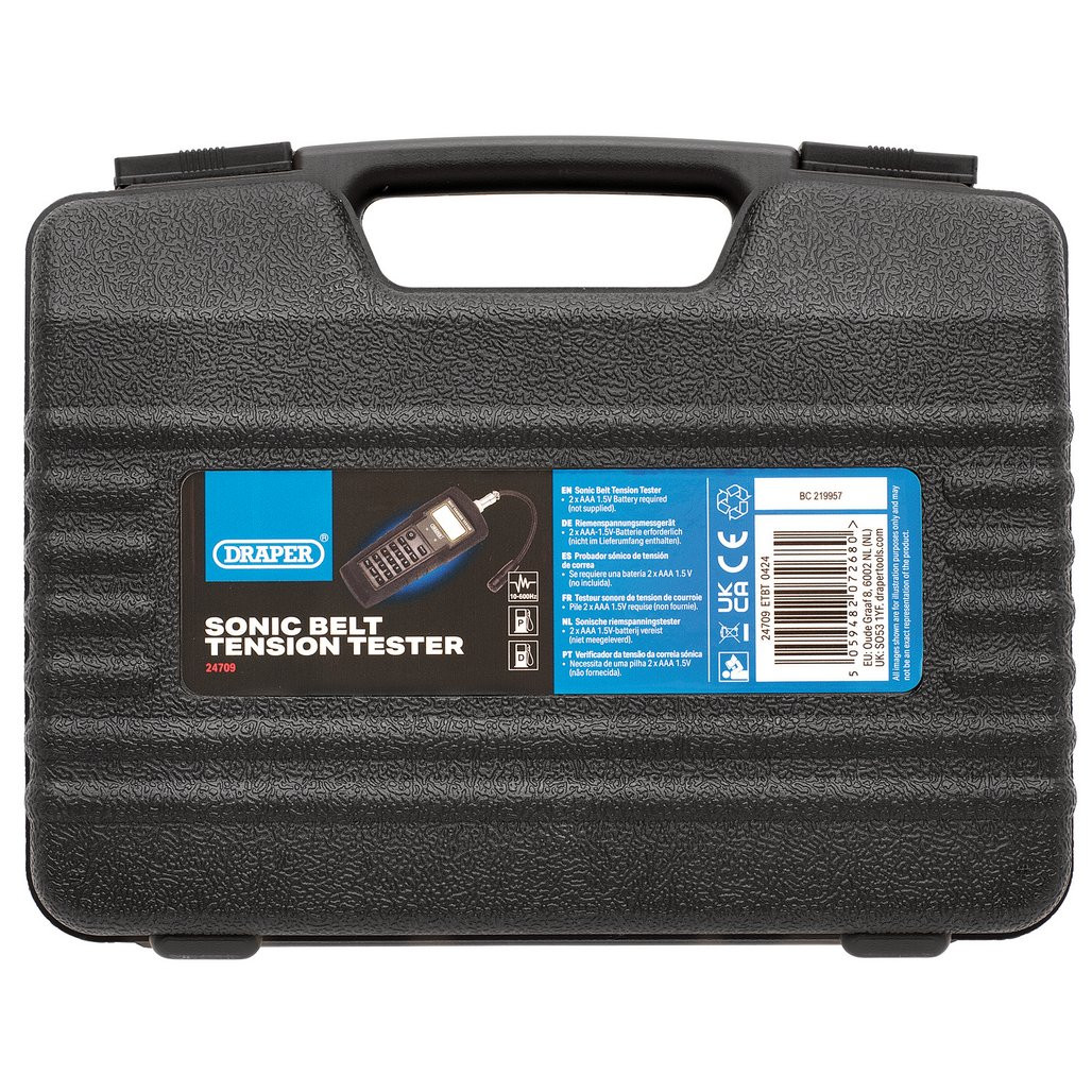 Sonic Belt Tension Tester - Draper Tools Ltd