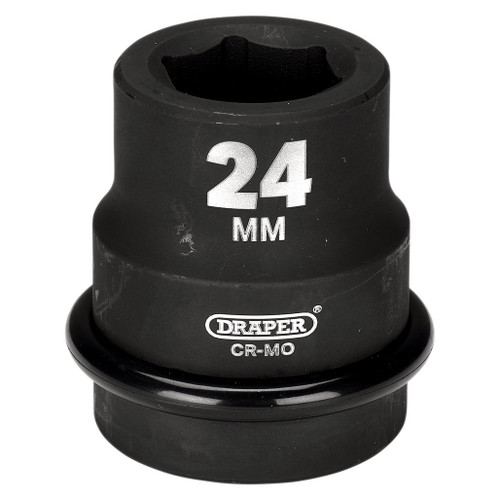 Draper HI-TORQ® 6 Point Impact Socket, 1" Sq. Dr., 24mm (05105 ...
