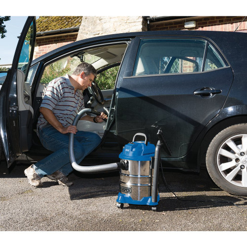 230V Wet and Dry Vacuum Cleaner with Stainless Steel Tank, 20L, 1250W ...