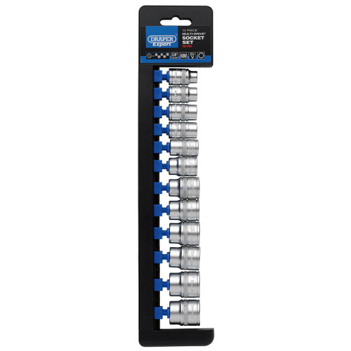 Draper Expert Multi-Drive® Socket Set, 3/8" Sq. Dr. (12 Piece) (50160 ...