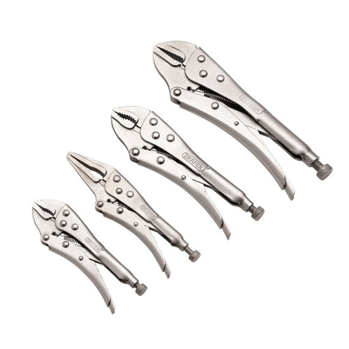 Locking Pliers Set (4 Piece) (35373) | Draper Tools