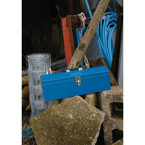 Barn Type Tool Box with Tote Tray, 485mm (86675) | Draper Tools