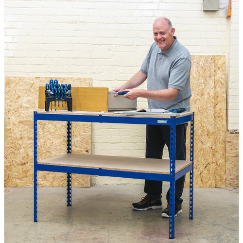 Steel Workbench, 1200 x 600 x 900mm (24912) | Draper Tools