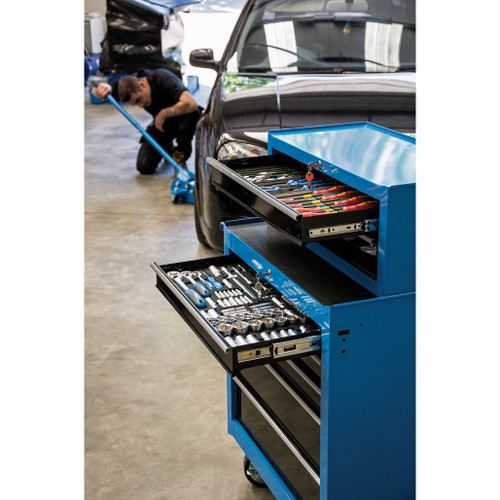 Intermediate Tool Chest, 2 Drawer, 26", Blue (14958) | Draper Tools